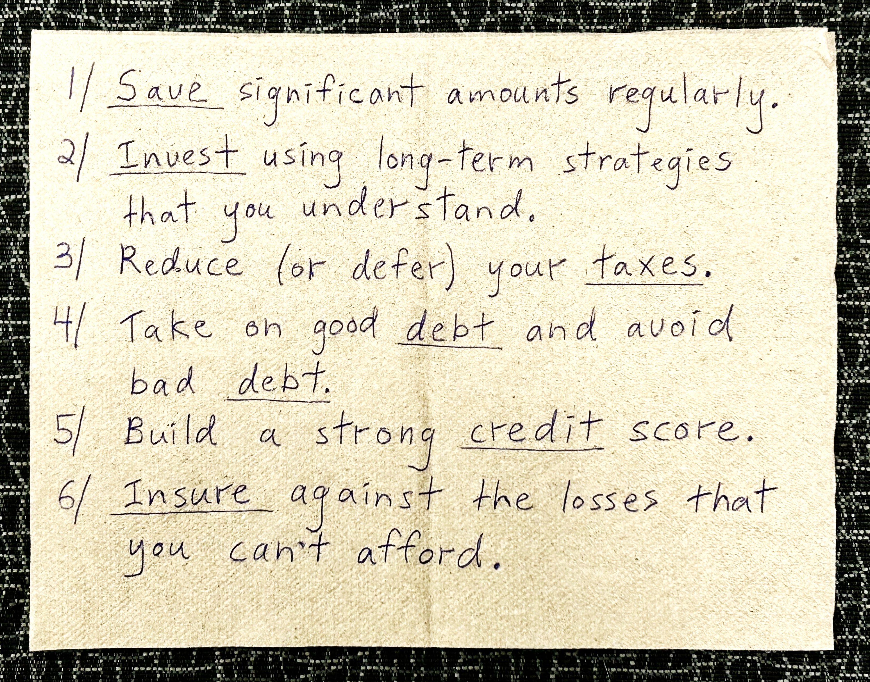 The 6 Rules – Follow The 6